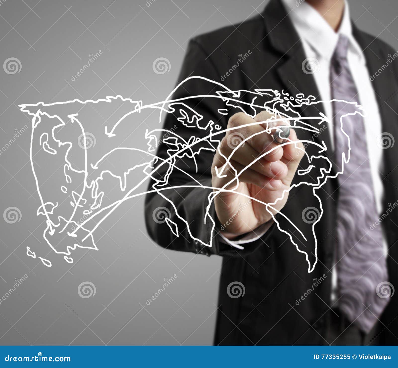 Drawing Social Network Structure Stock Illustration - Illustration of ...