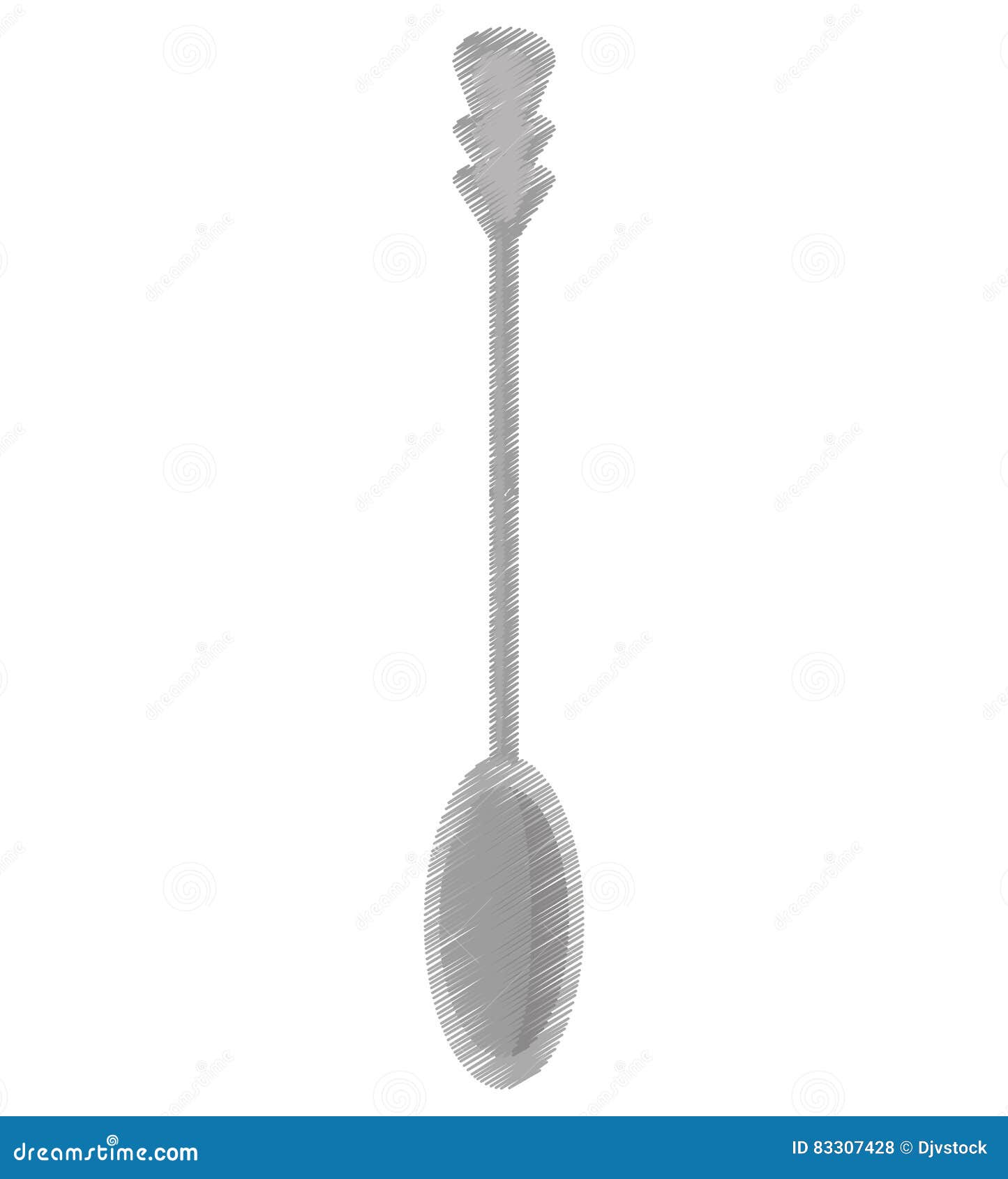 Drawing Spoon Kitchen and Cooking Utensils Stock Illustration ...