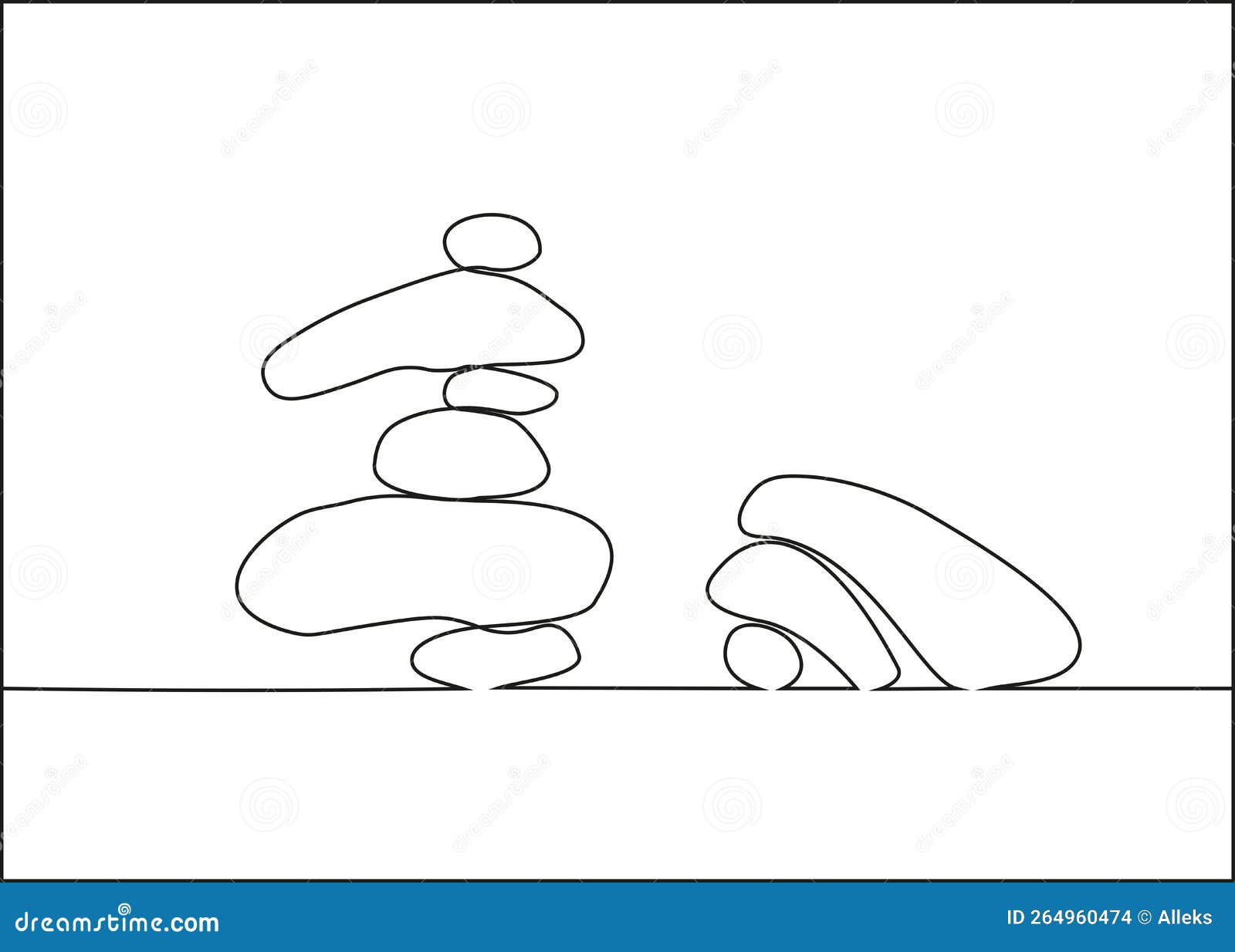 Pyramids, Unstable Equilibrium Cartoon Vector | CartoonDealer.com ...