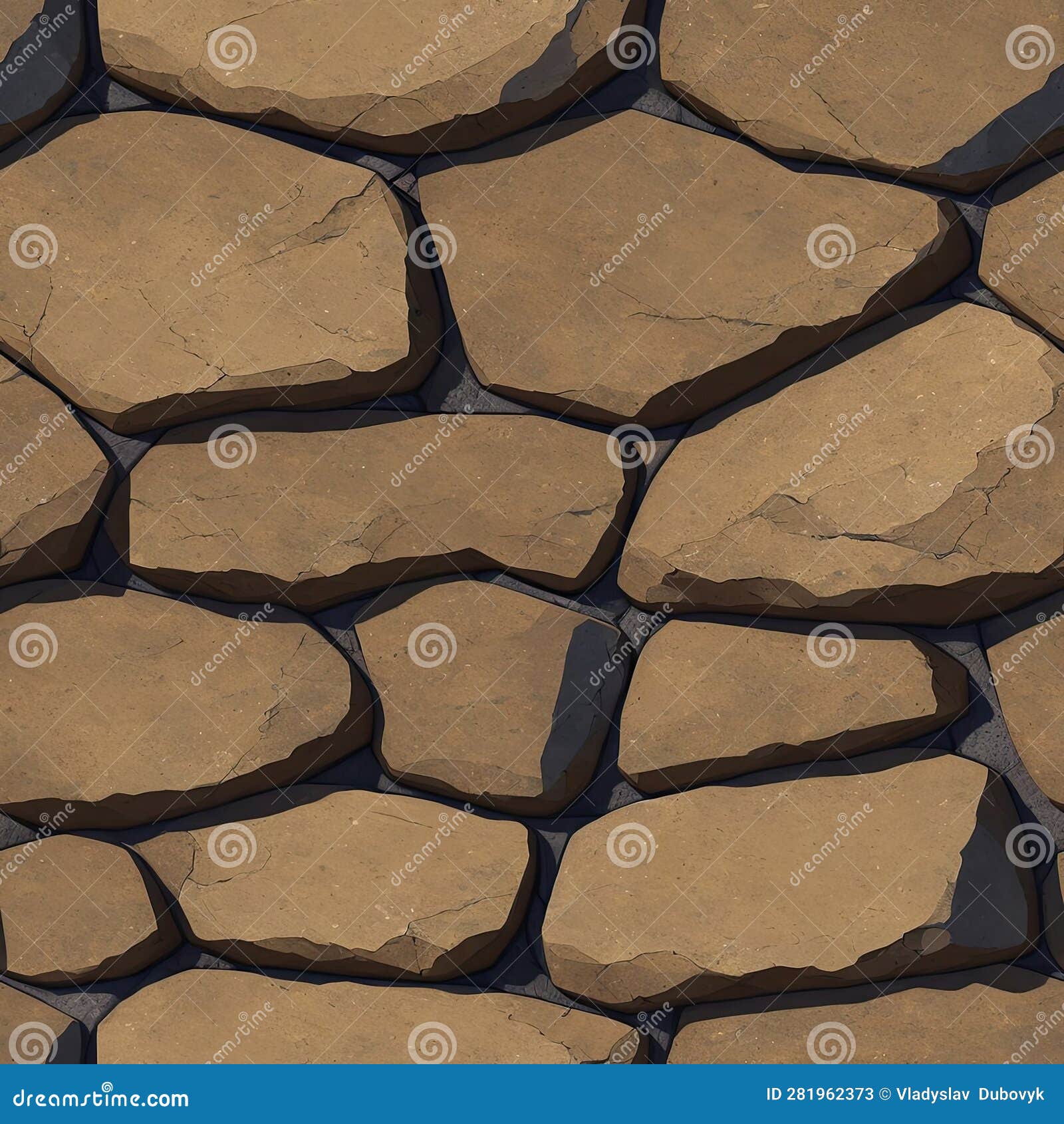 Drawing of Stone Texture. Hand Painted, Seamless Stock Illustration ...