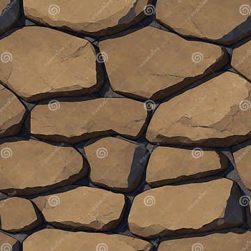 Drawing of Stone Texture. Hand Painted, Seamless Stock Illustration ...