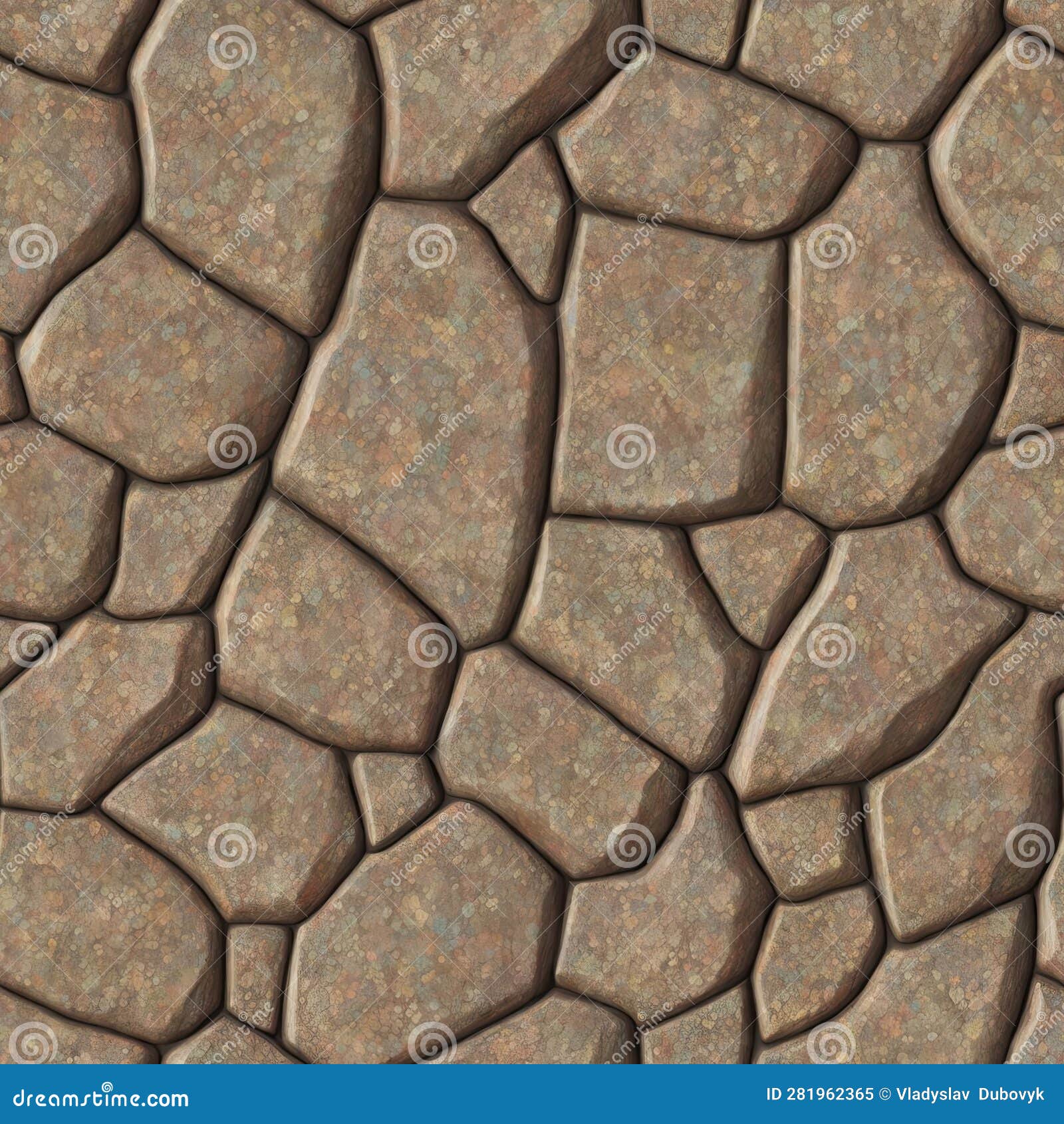 Drawing of Stone Texture. Hand Painted, Seamless Stock Illustration ...