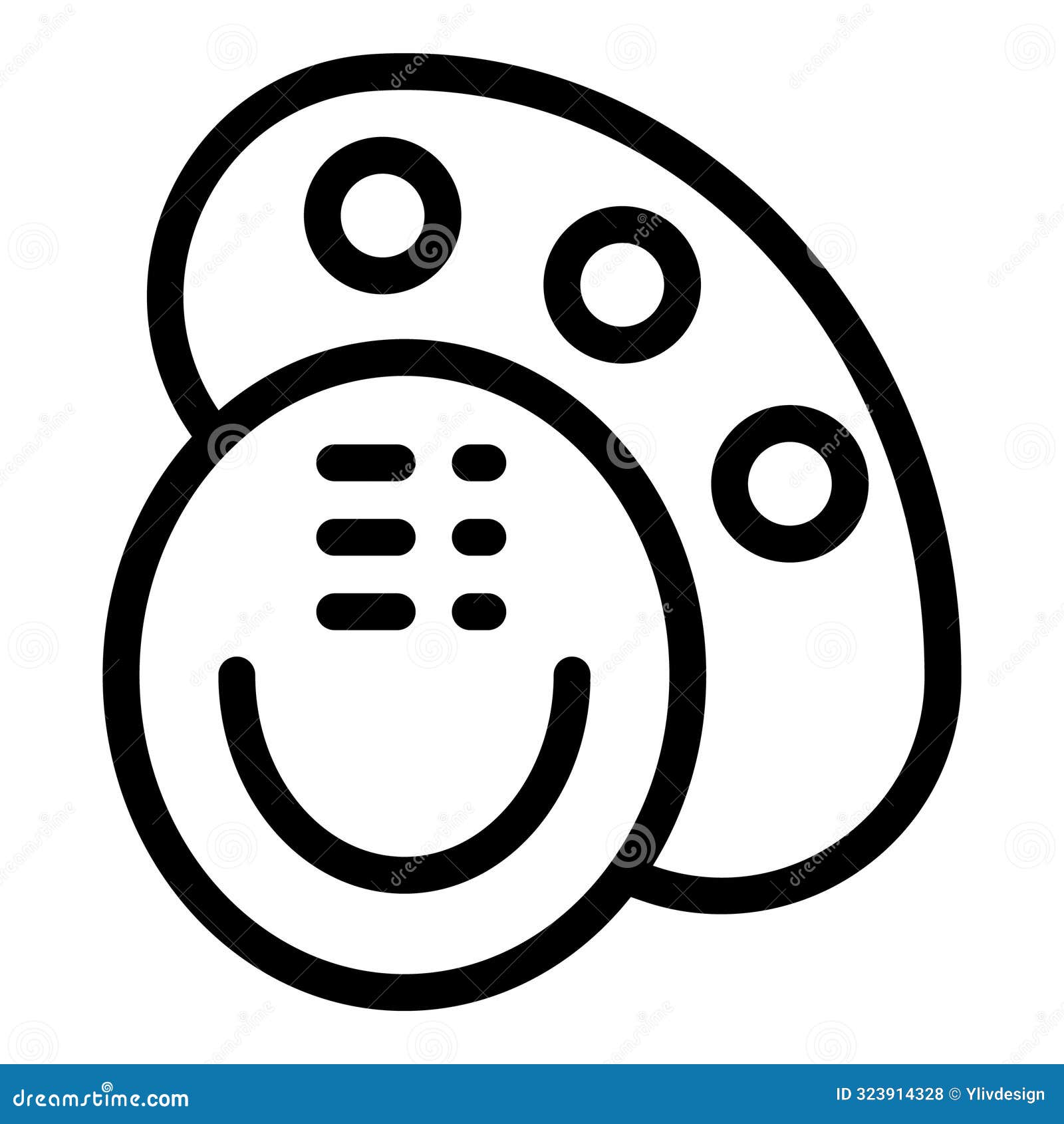 Drawing Tablet Creating Digital Happiness Icon Stock Illustration ...