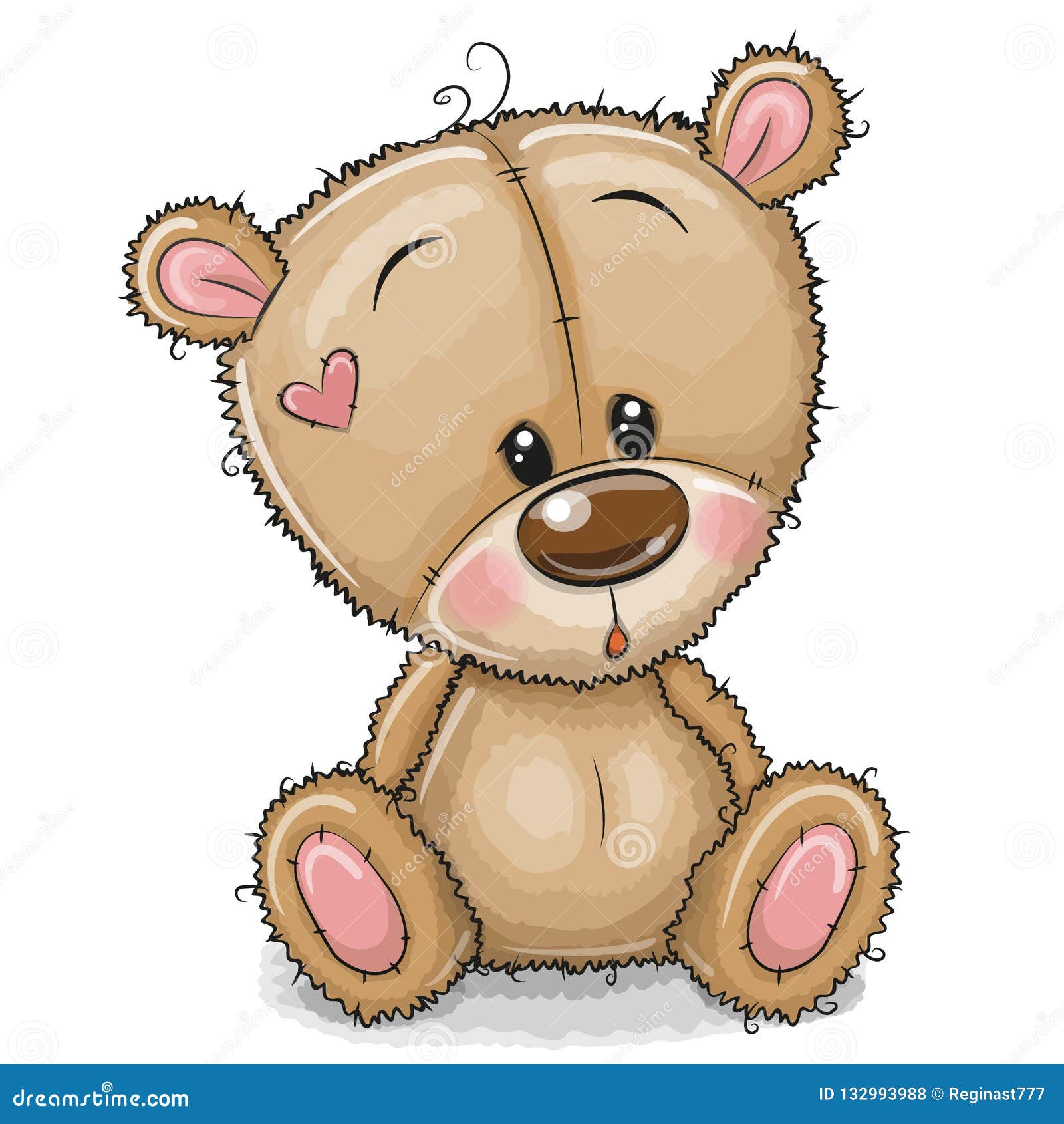 Drawing Teddy Bear Cartoon Vector | CartoonDealer.com #23866173