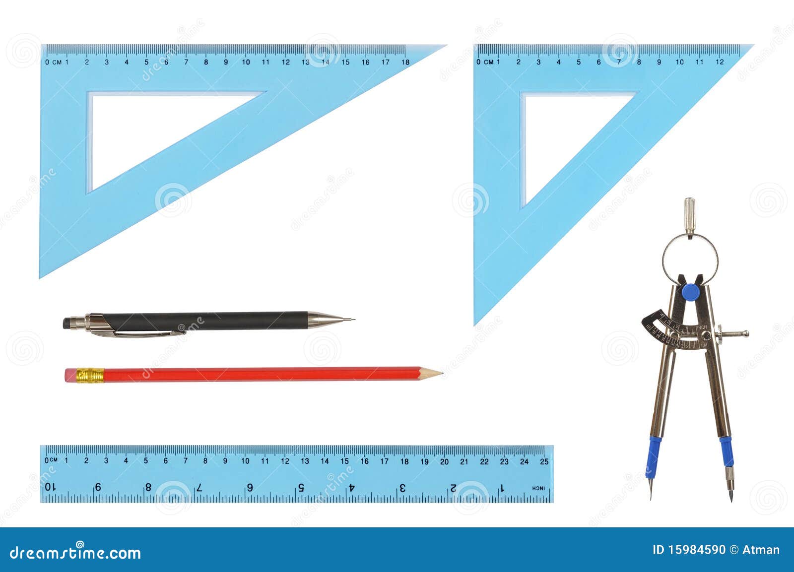 Drawing Tools stock photo. Image of tools, compass, drawing - 15984590