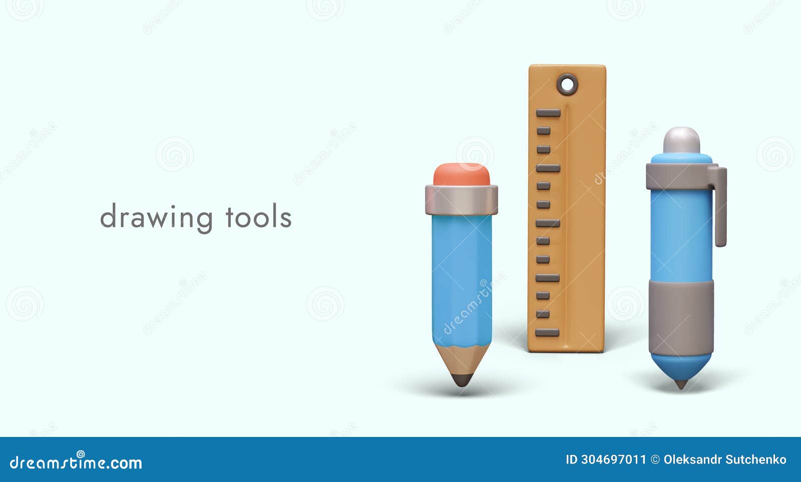 Drawing Tools. Accessories for Geometry Lesson Stock Illustration ...