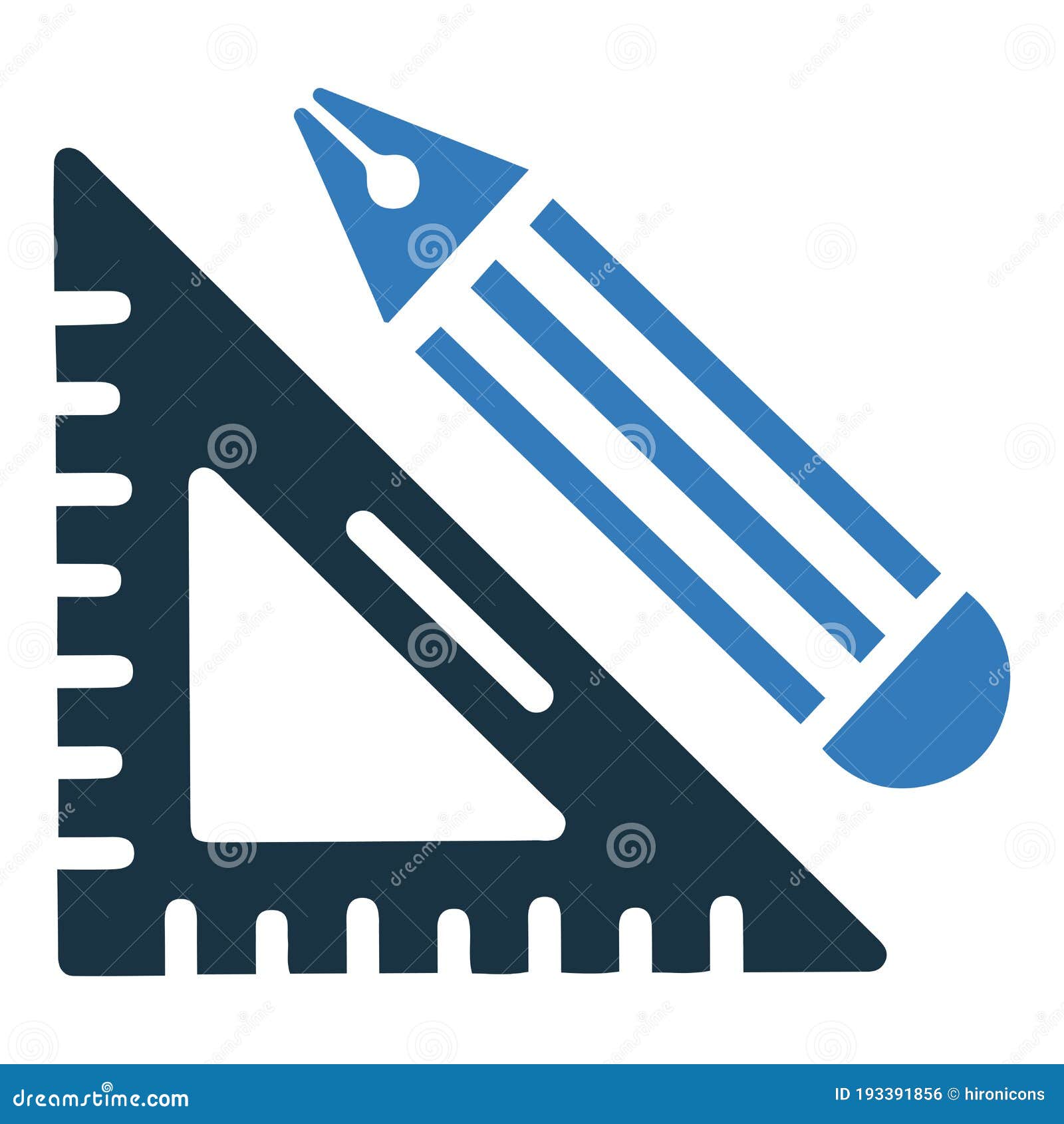 Drawing Tools Icon, Education, Geometry Equipment Stock Vector ...