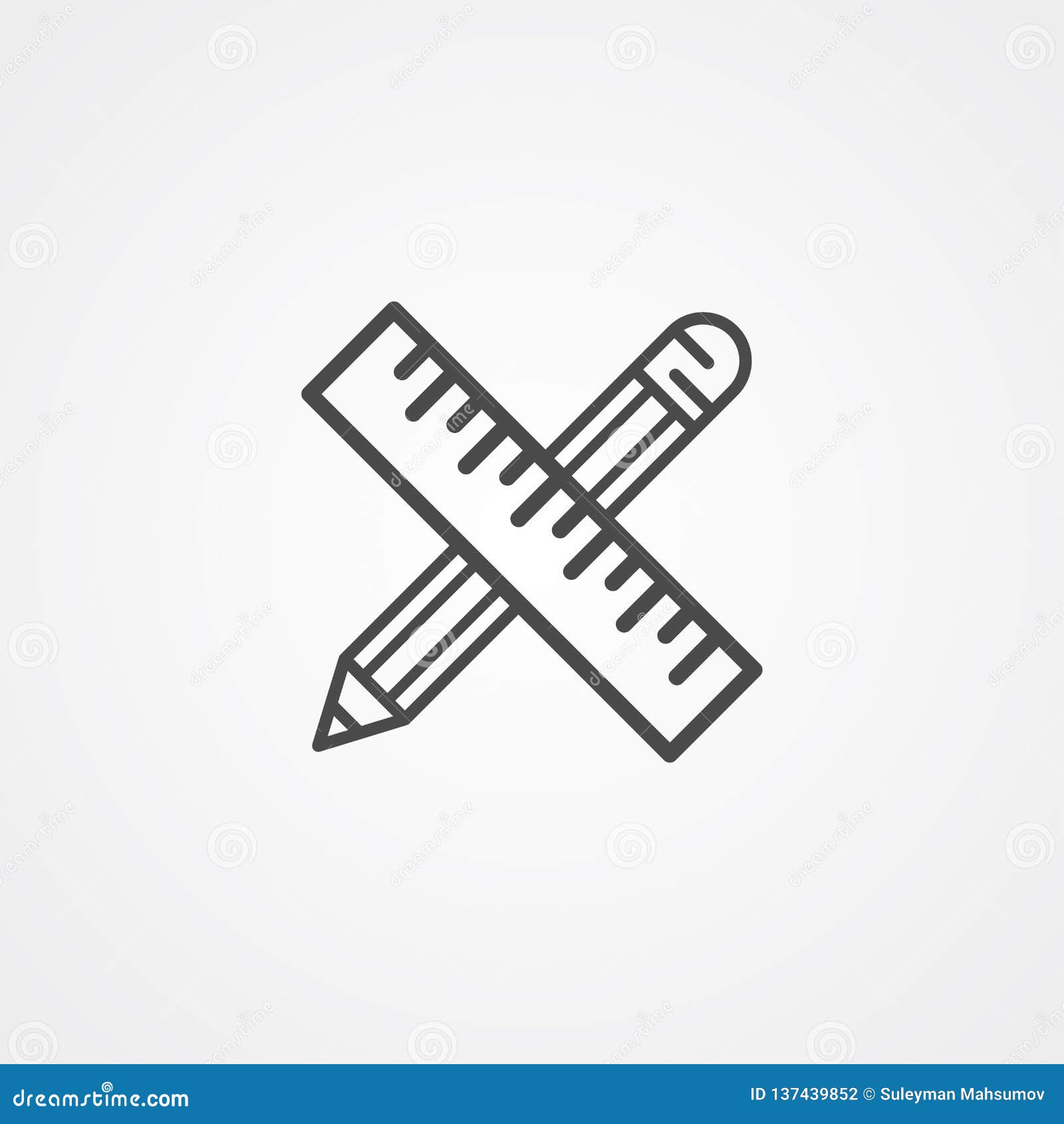 Drawing Tools Vector Icon Sign Symbol Stock Vector - Illustration of ...