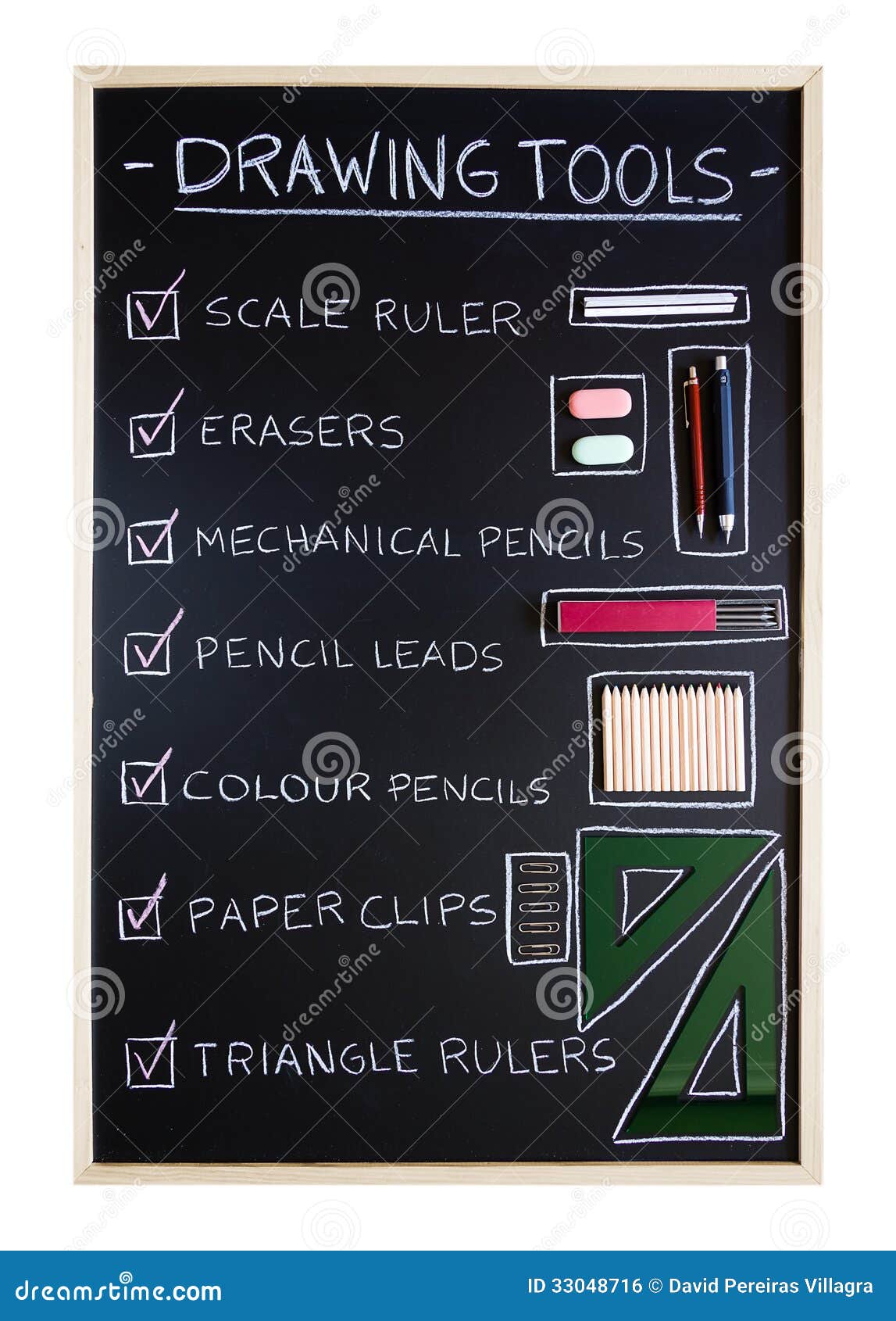 Checklist Drawing By Hand Stock Photography | CartoonDealer.com #42942446