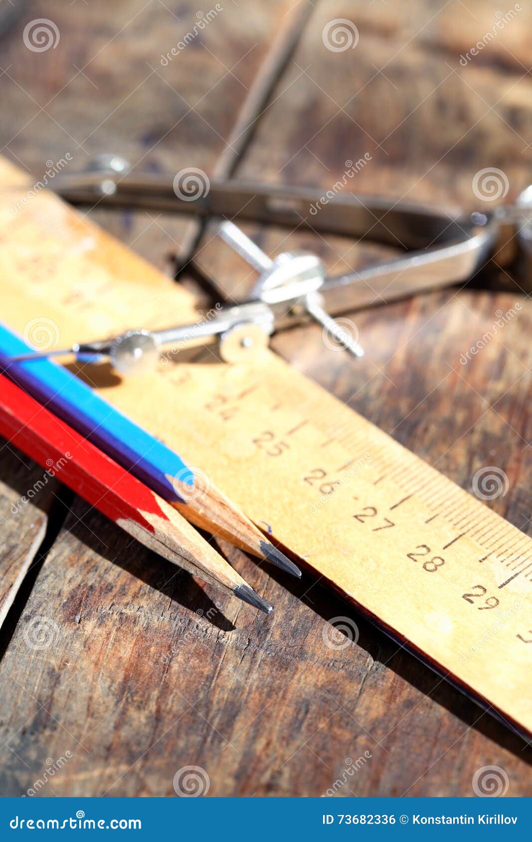 Drawing Tools Set stock photo. Image of background, engineering - 73682336