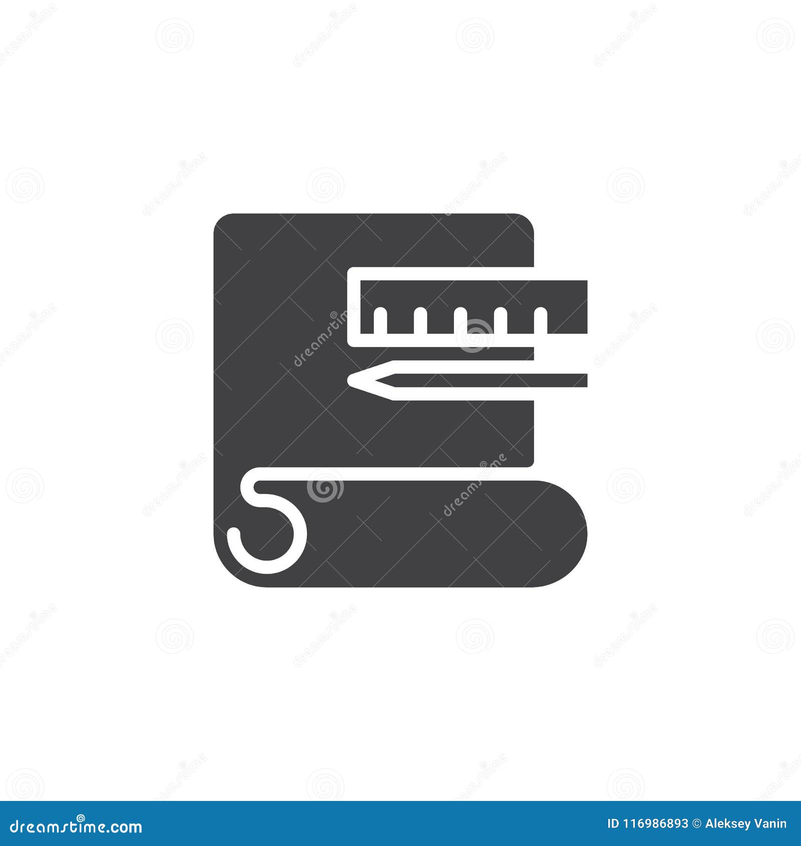 Drawing tools vector icon stock vector. Illustration of icon - 116986893