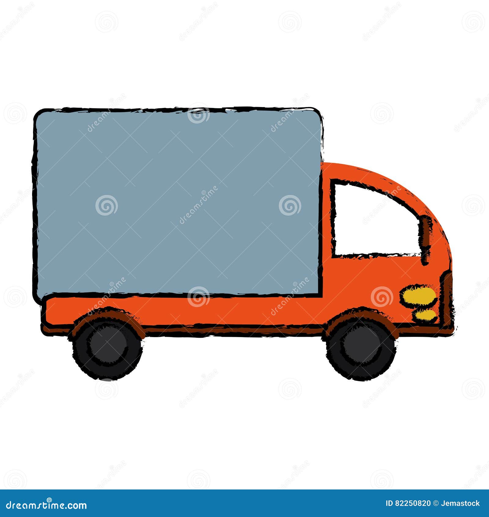 Delivery Truck Drawing