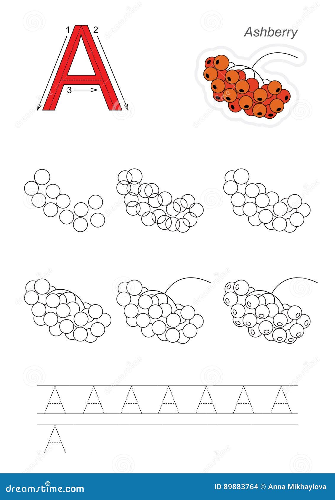 Drawing Tutorial. Game for Letter. Stock Vector - Illustration of game ...