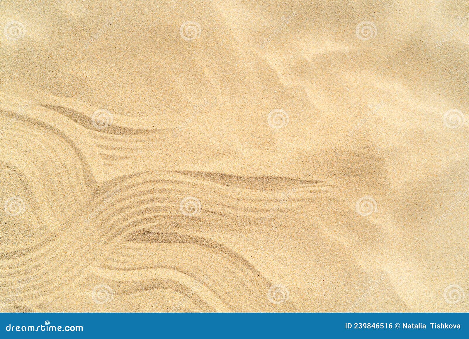 Drawing of Waves on the Sand on the Beach, Sand Pattern Stock Photo ...
