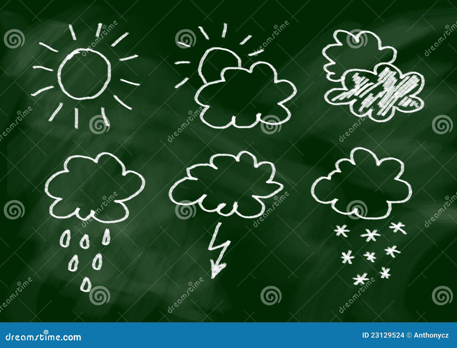 Drawing of weather icons stock illustration. Illustration of storm ...