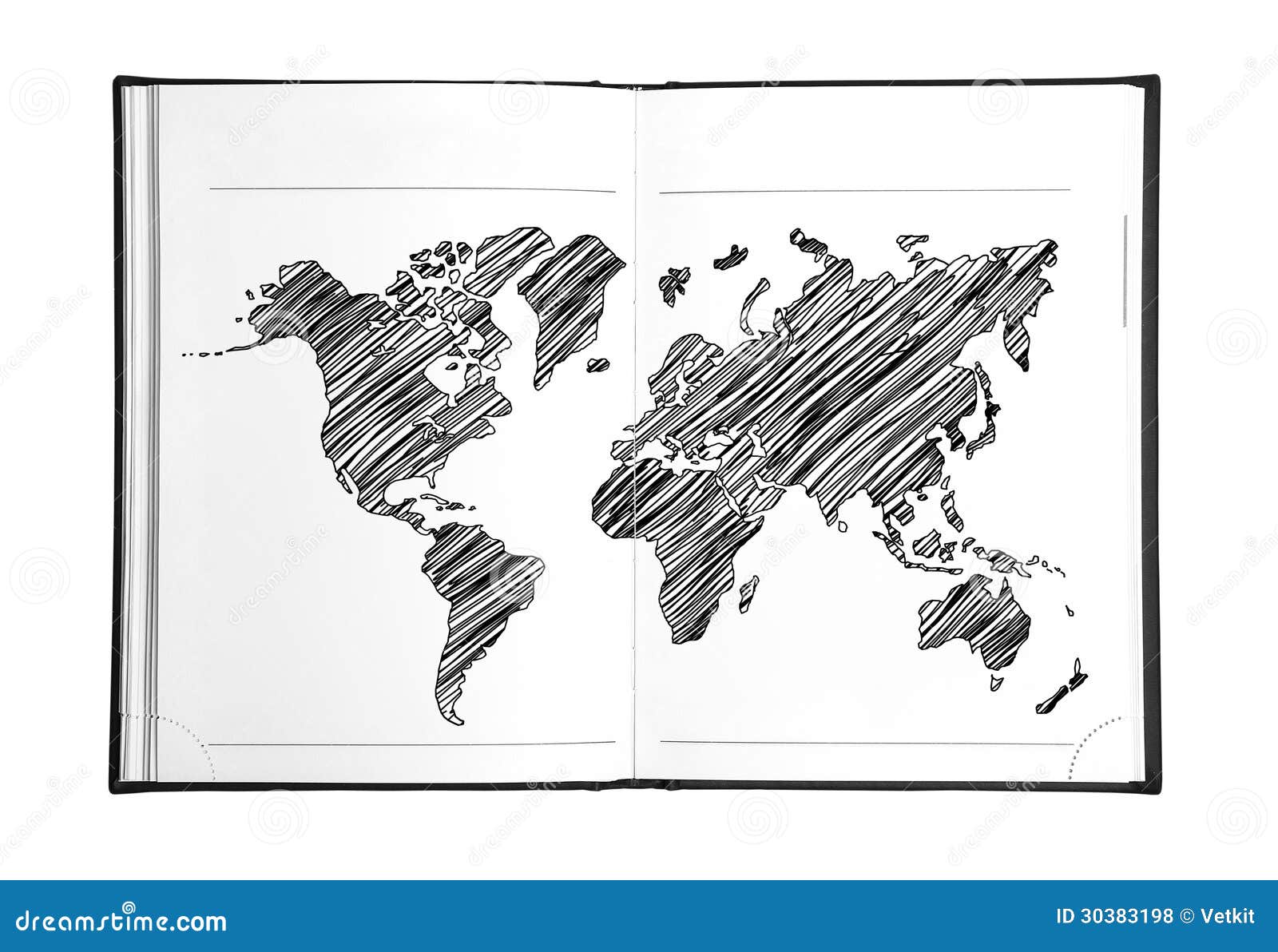 Drawing world map stock photo. Image of business, concept - 30383198