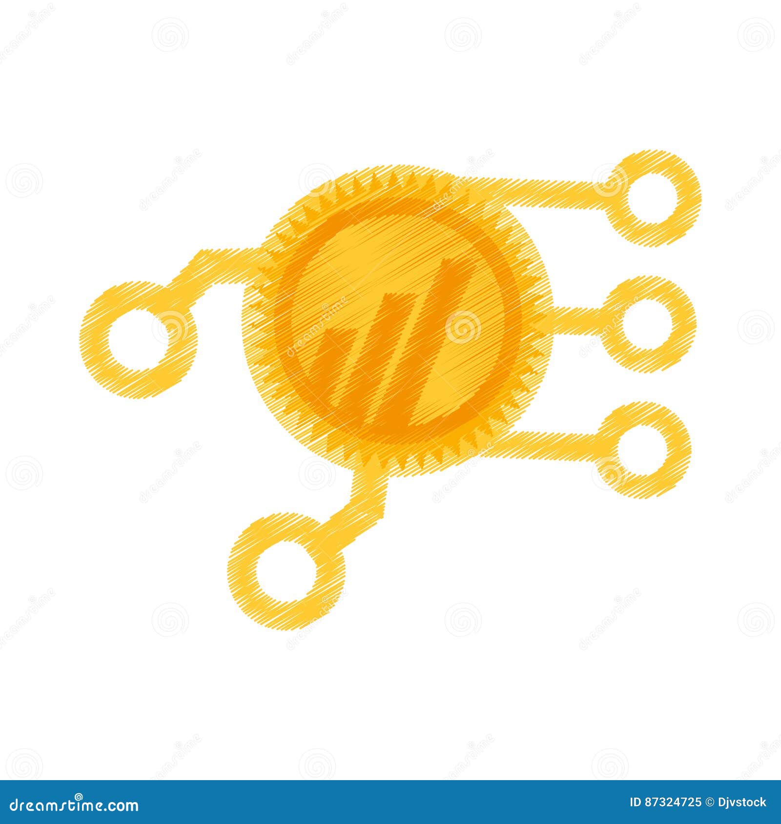 Drawing worldcoin web icon stock illustration. Illustration of coins ...