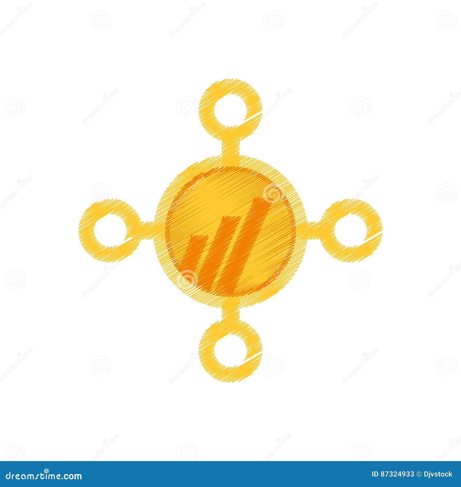 Drawing worldcoin web icon stock illustration. Illustration of piggy ...