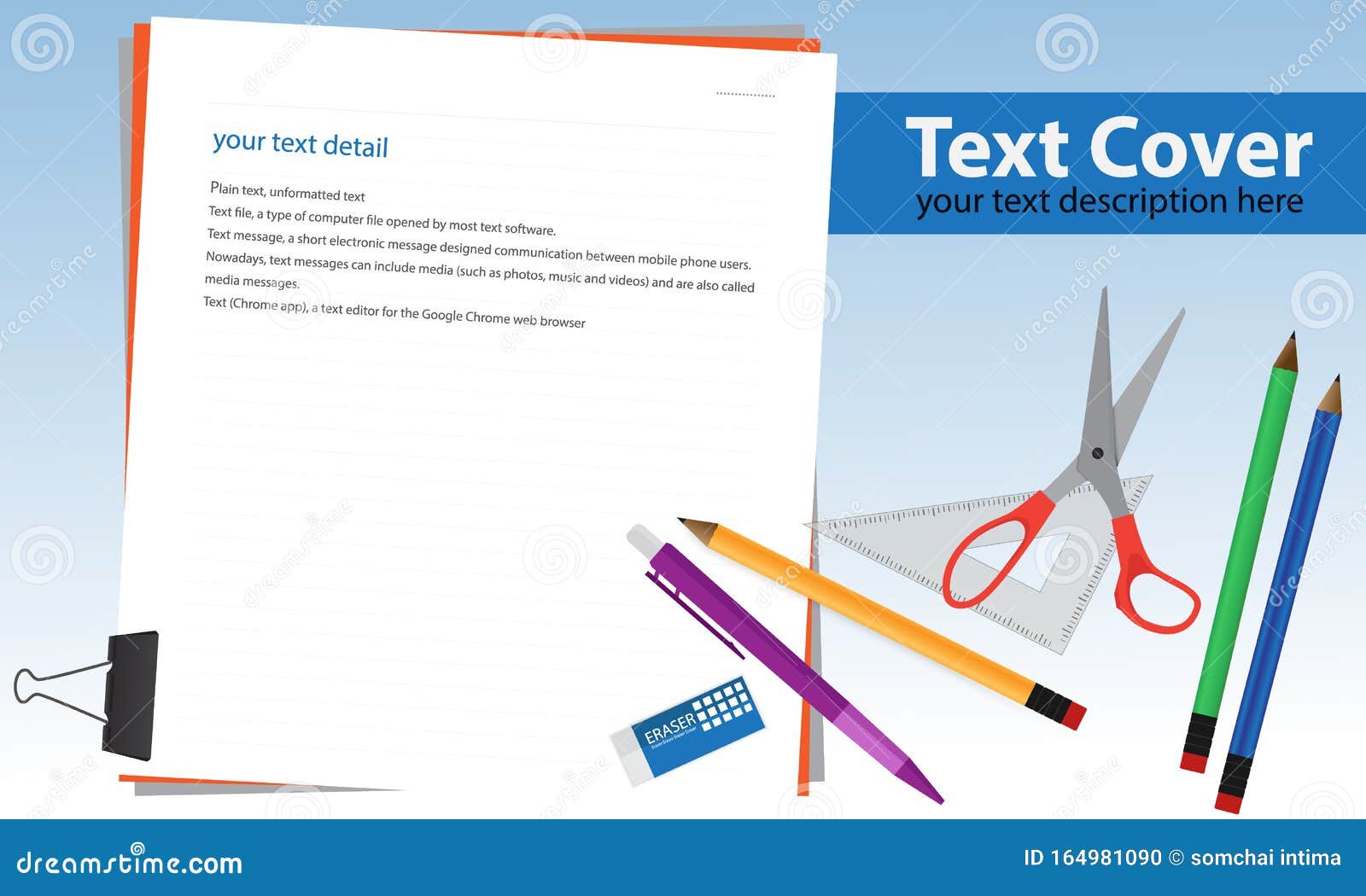 Drawing and Writing Set Vector Stock Vector - Illustration of concept ...