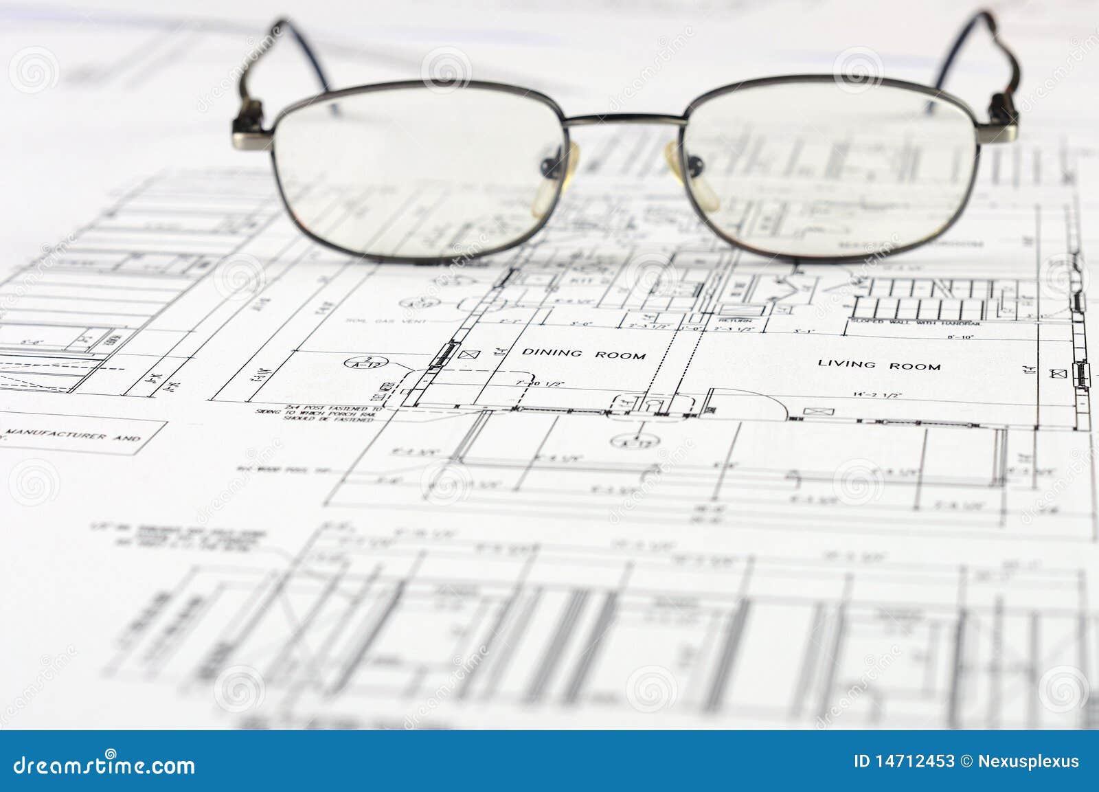 Drawings of building stock image. Image of intelligence - 14712453