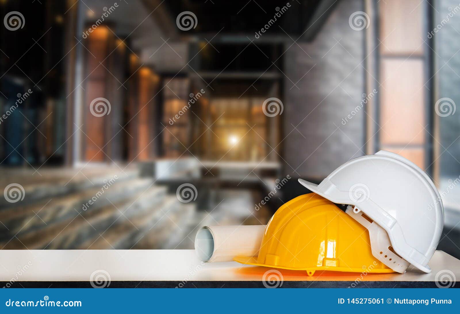 Drawings for Building and Helmet Stock Image - Image of object, design ...