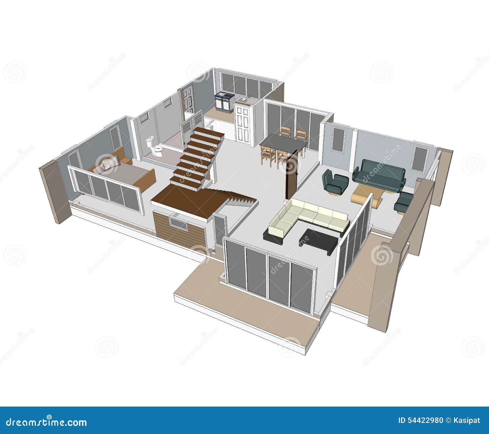 Drawings, design houses stock illustration. Illustration of collection ...