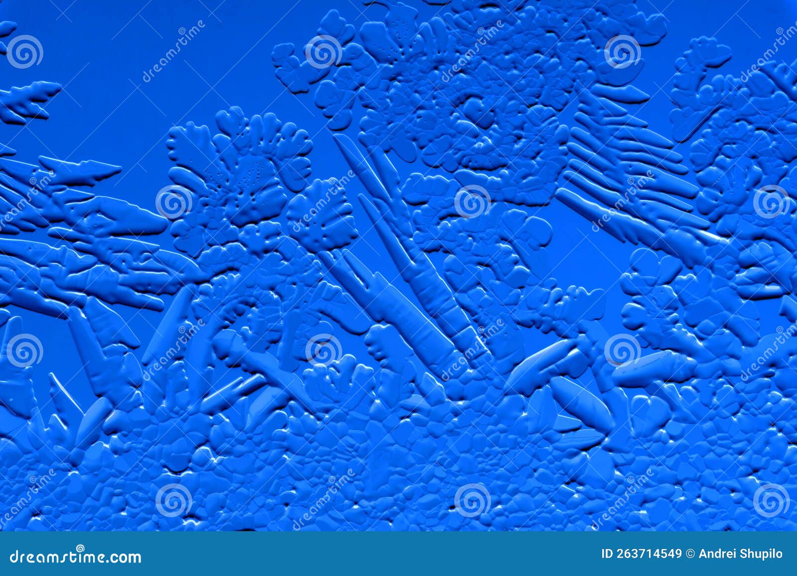 Drawings of Ice on Blue Glass. Stock Image - Image of weather, blue ...