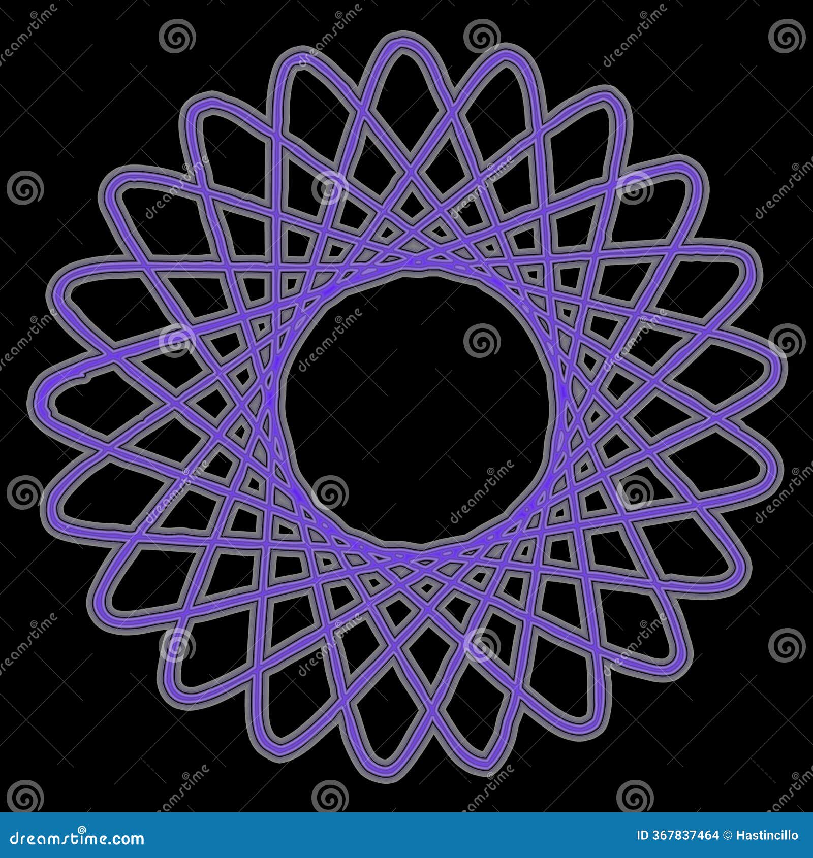 Drawings Made With The Spirograph Vector Illustration | CartoonDealer ...