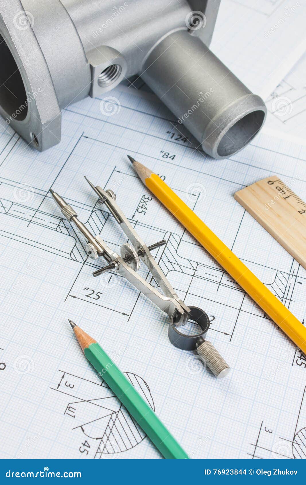 Drawings of mechanisms stock photo. Image of adjustment - 76923844