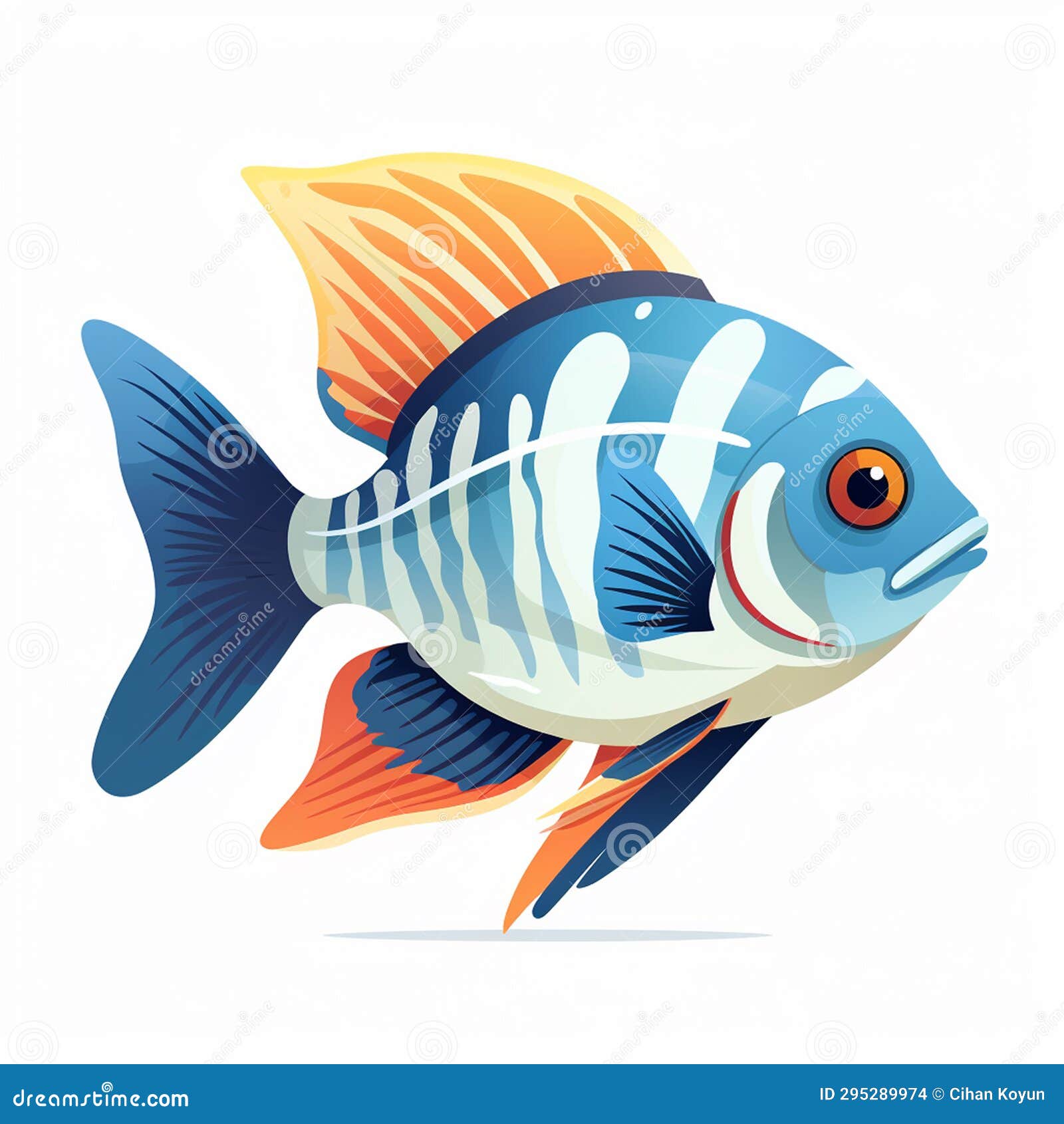 Drawings of Tropical Fish Oceanic Beauty Stock Illustration ...
