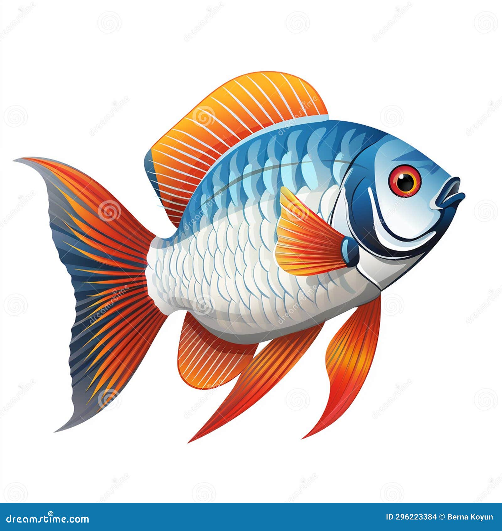 Drawings of Tropical Fish Oceanic Beauty Stock Illustration ...