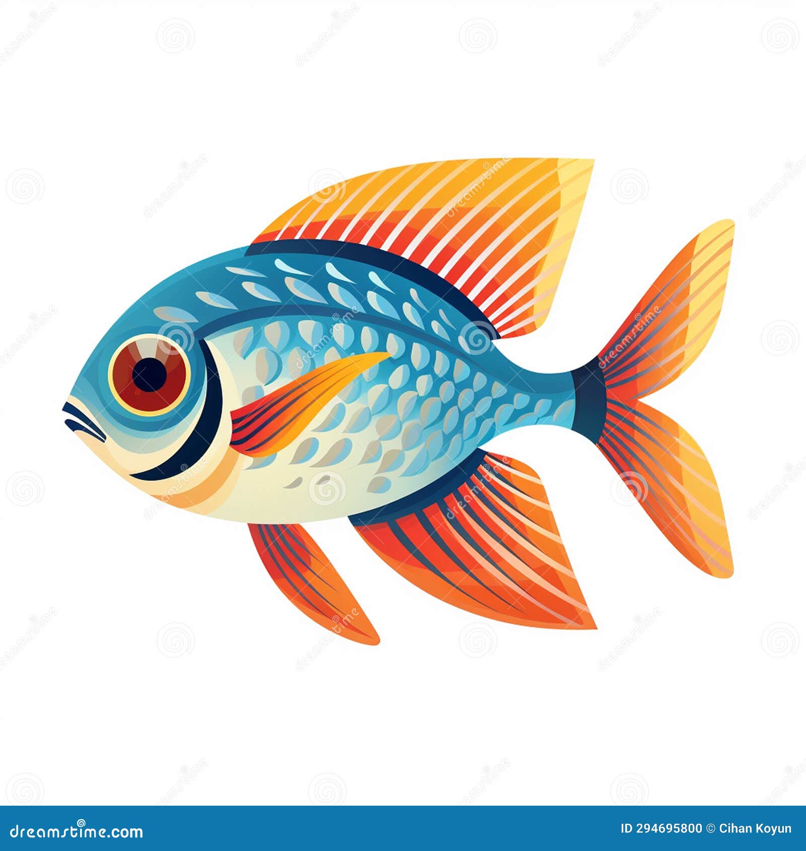 Drawings of Tropical Fish Oceanic Whimsy Stock Illustration ...