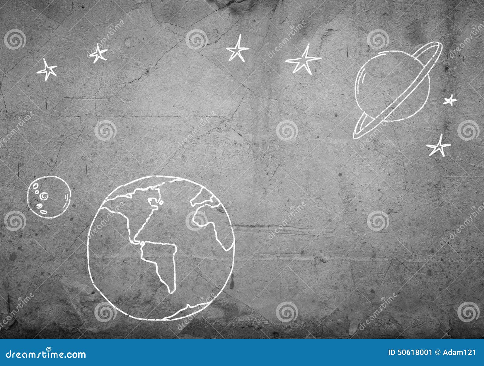 Drawn Earth planet stock illustration. Illustration of sketch - 50618001