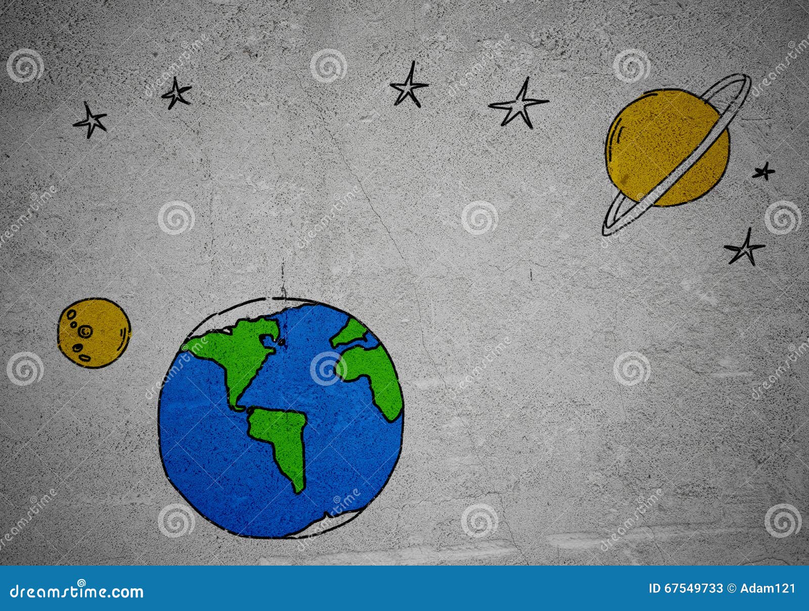 Drawn Earth planet stock illustration. Illustration of earth - 67549733