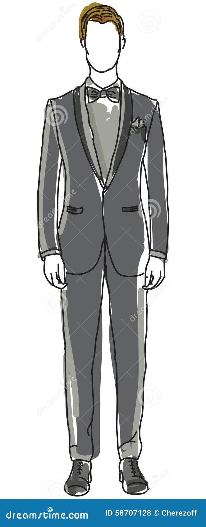 How To Draw A Tuxedo