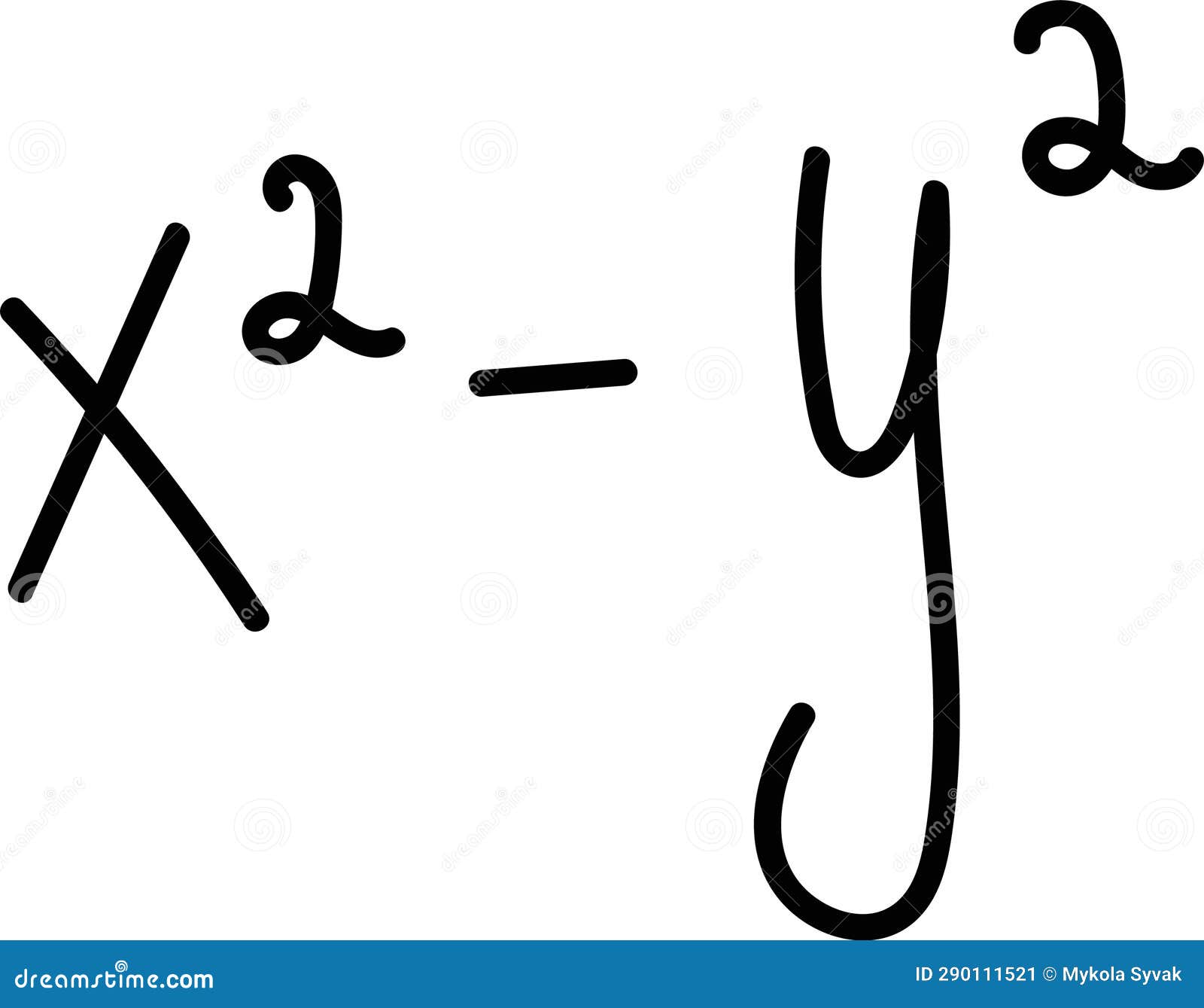 Drawn Math Formula stock illustration. Illustration of equation - 290111521