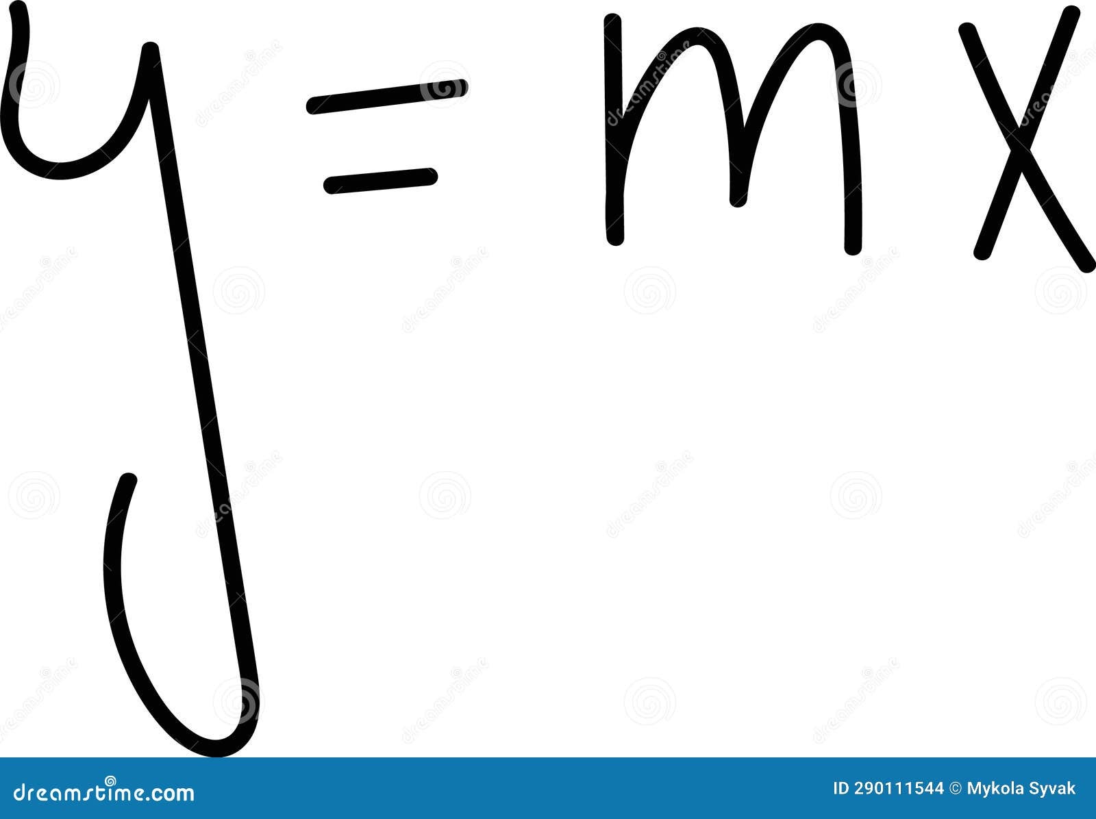 Drawn Math Formula stock illustration. Illustration of science - 290111544