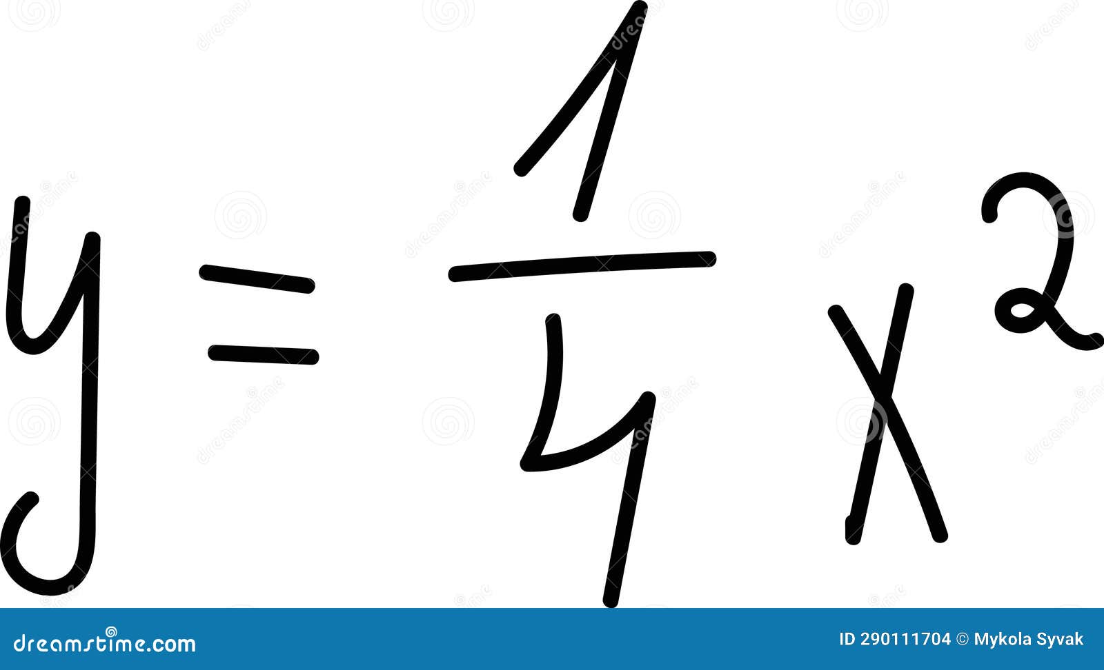 Drawn Math Formula stock vector. Illustration of education - 290111704