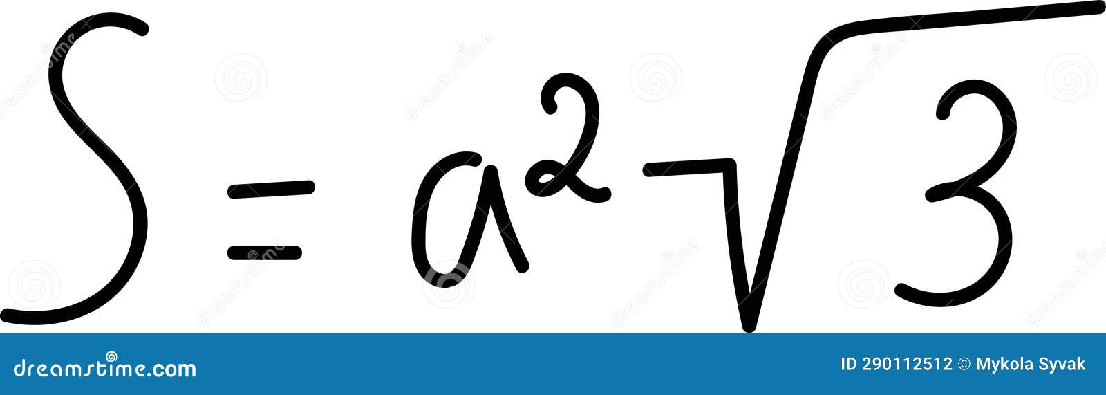 Drawn Math Formula stock illustration. Illustration of study - 290112512