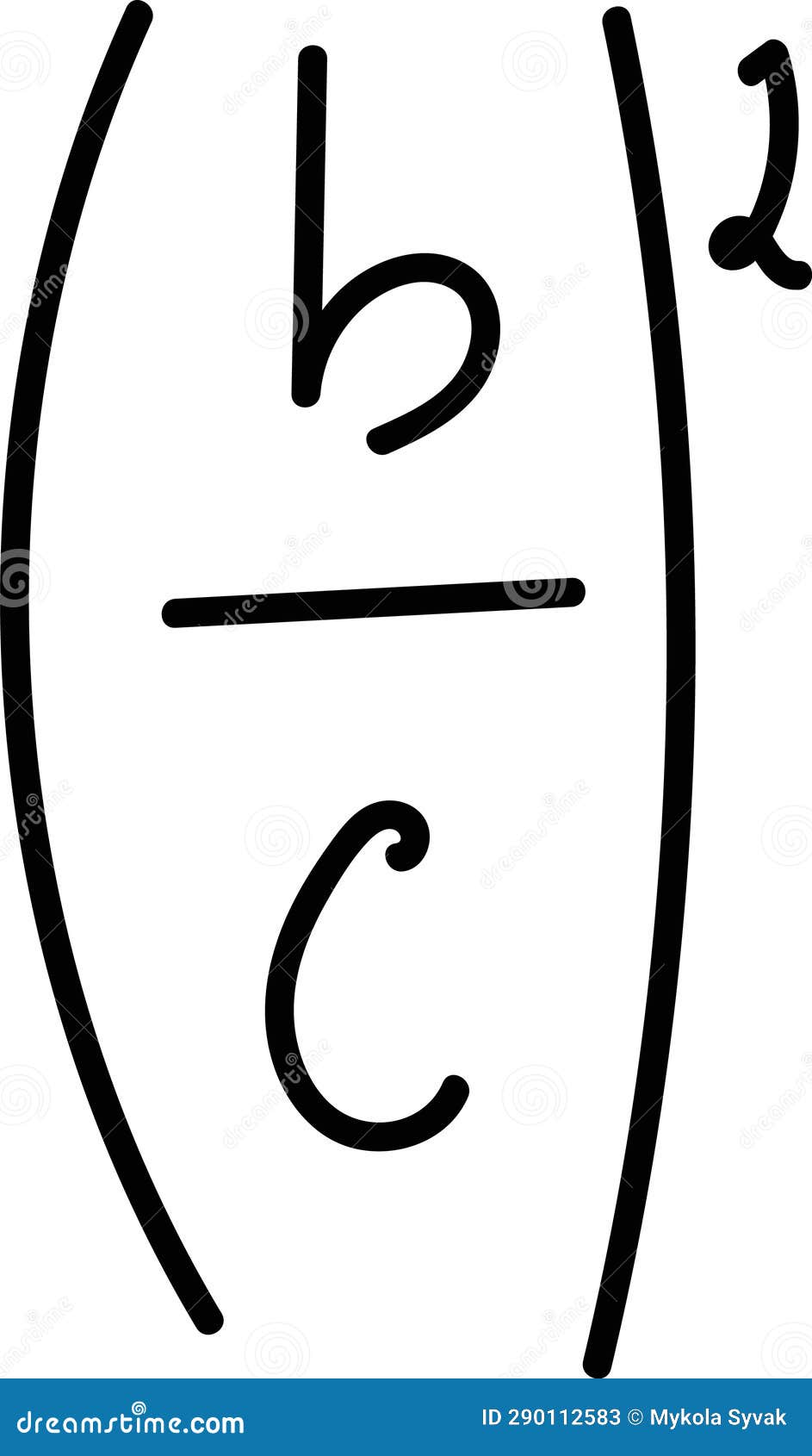 Drawn Math Formula stock illustration. Illustration of symbol - 290112583