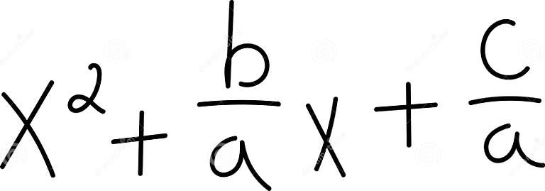 Drawn Math Formula stock illustration. Illustration of equation - 290112646