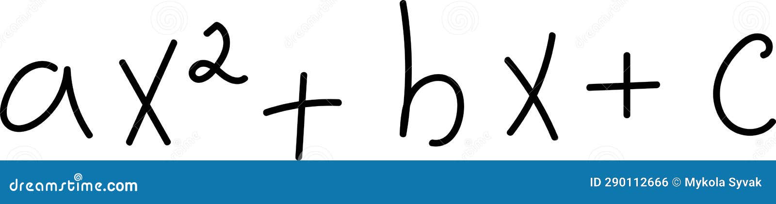 Drawn Math Formula stock illustration. Illustration of drawing - 290112666