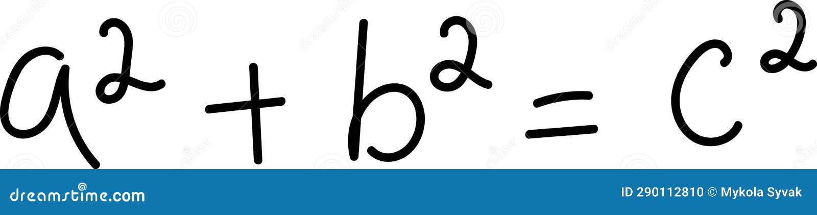 Drawn Math Formula stock vector. Illustration of mathematical - 290112810