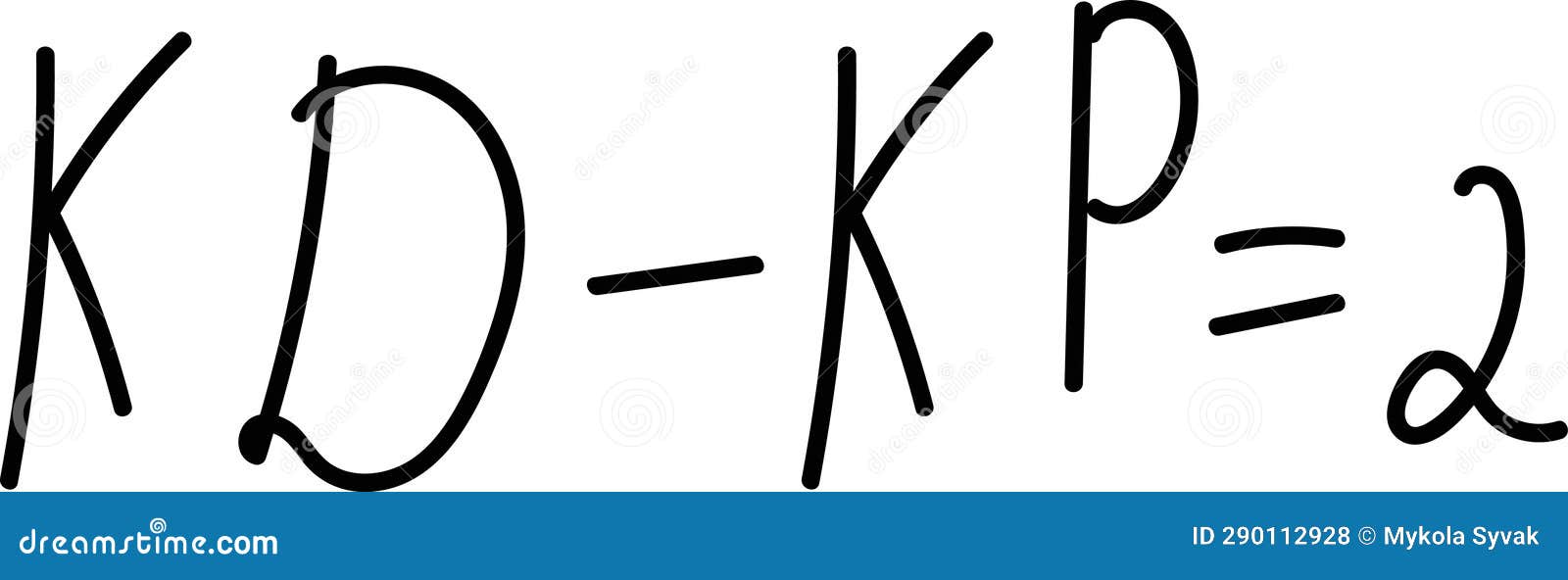 Drawn Math Formula stock vector. Illustration of calculation - 290112928