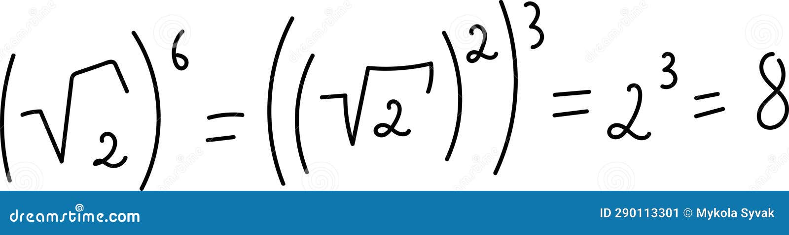 Drawn Math Formula stock illustration. Illustration of mathematics ...