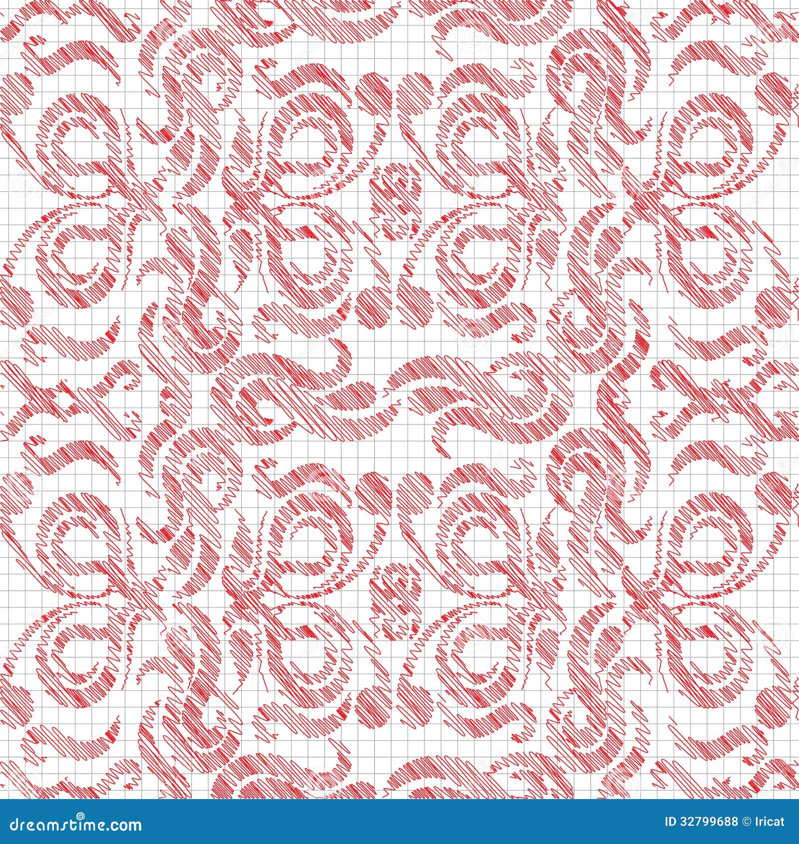 Drawn in red stock vector. Illustration of painting, growth - 32799688