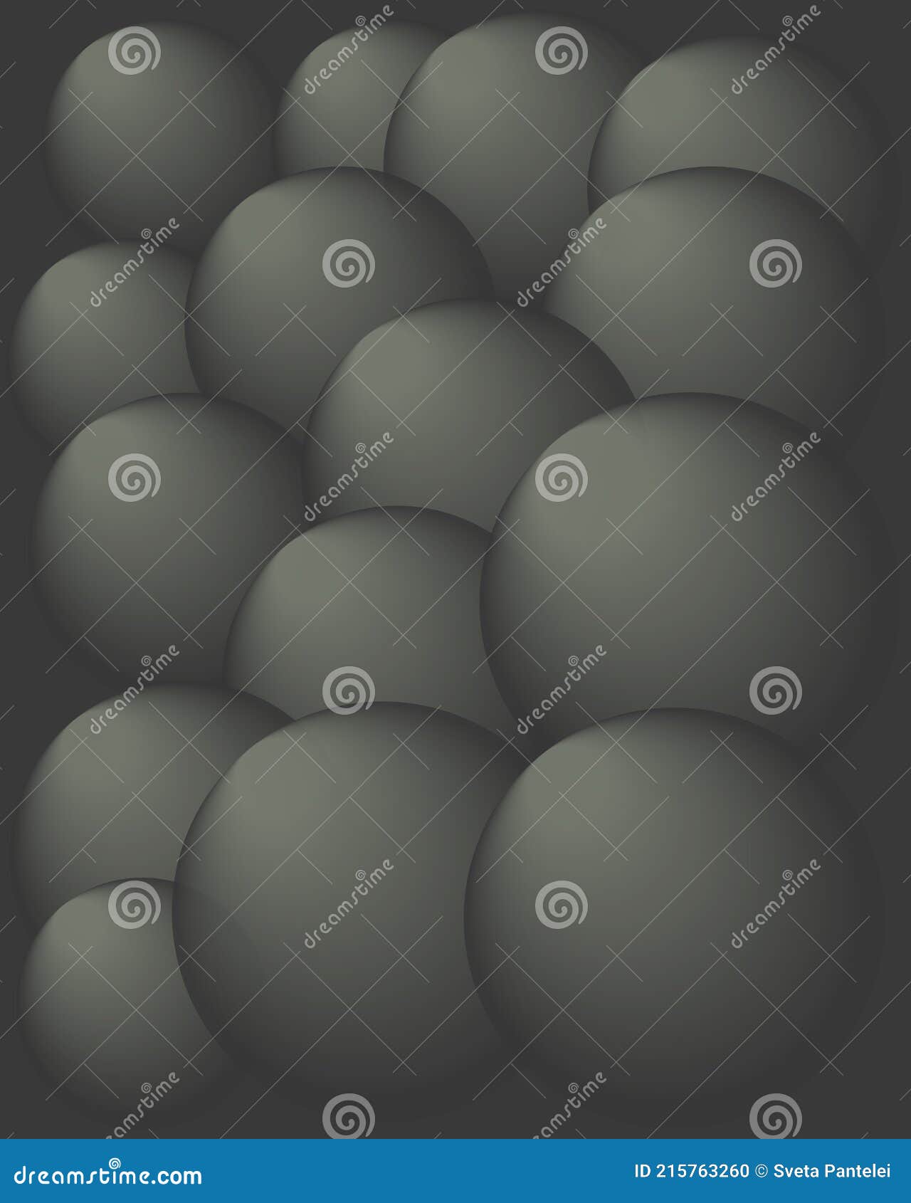 Drawn Shaded Spheres. Simple Black Pen And Ink Doodle Sketches Of ...