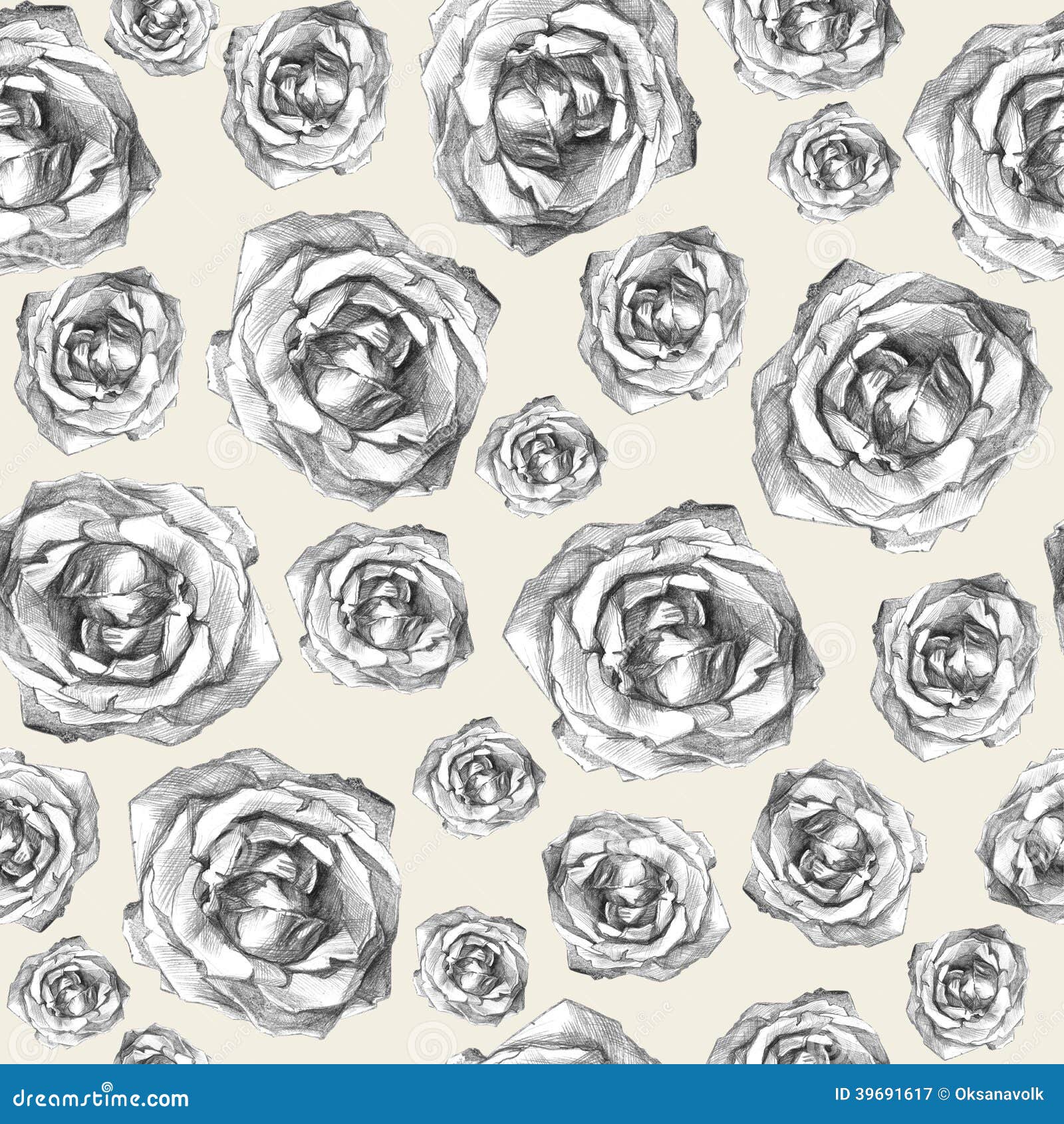 Silver Roses Line Art On Black Background Ai Generated Royalty-Free ...