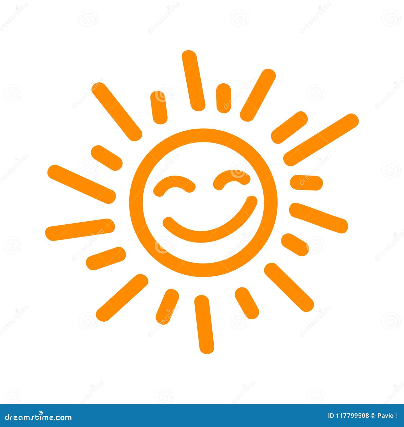 Drawn sun icons - vector stock vector. Illustration of graphic - 117799508