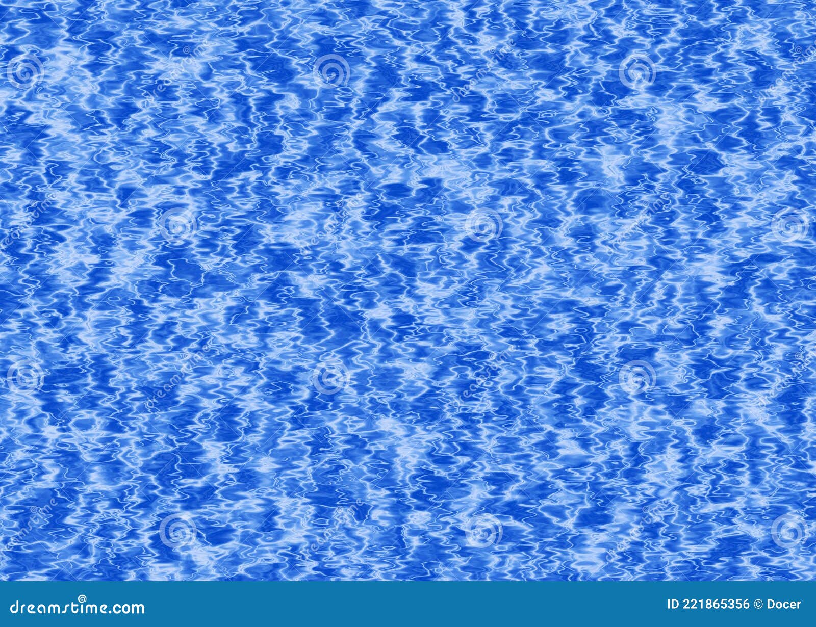 Drawn Water Background. Top View Stock Illustration - Illustration of ...